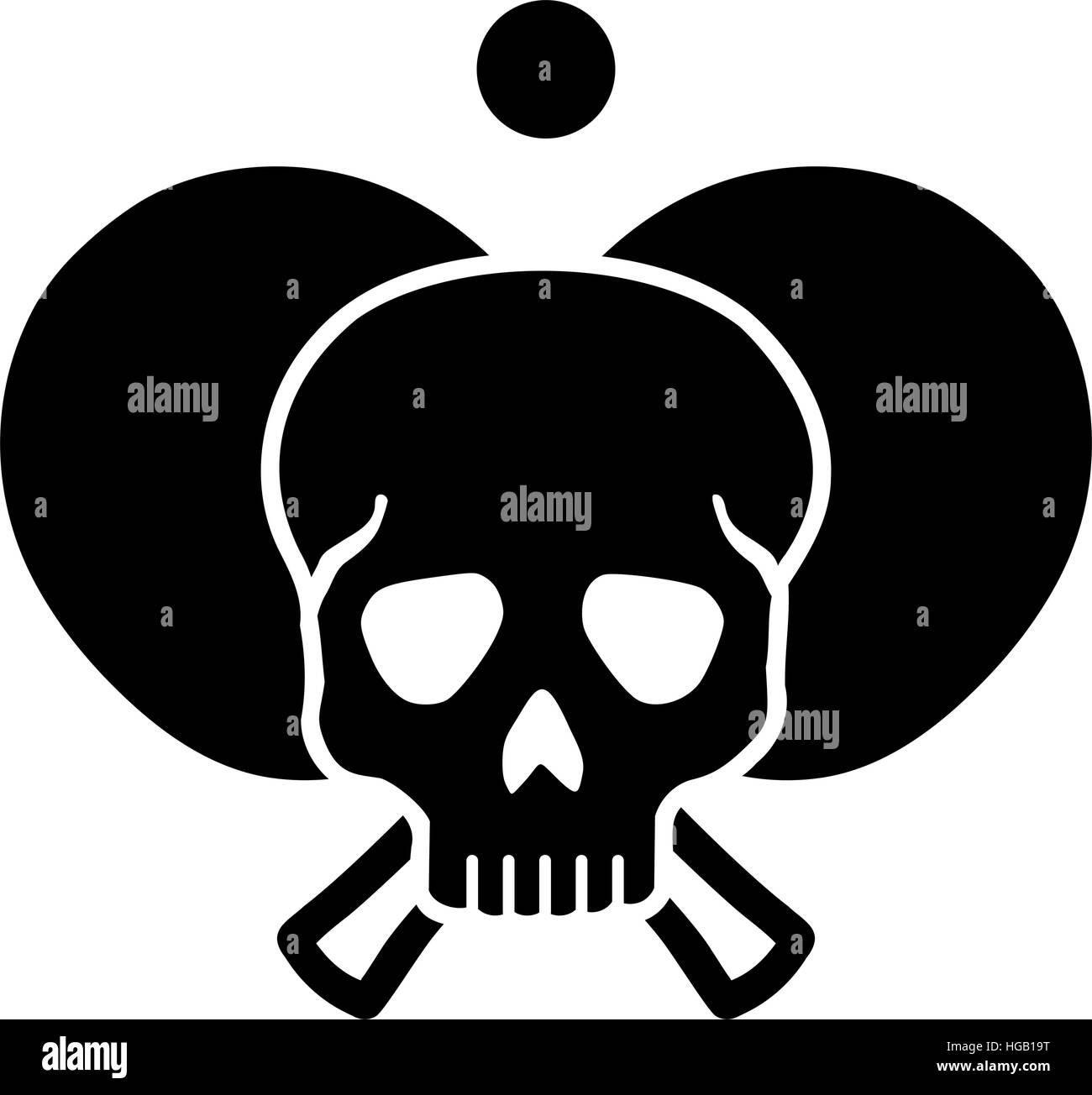 Skull on table Stock Vector Images - Alamy