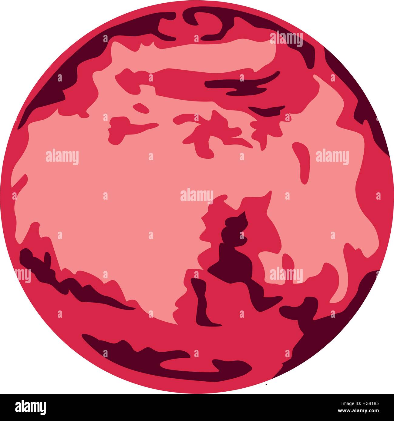 Planet mars symbol Stock Vector Images - Alamy