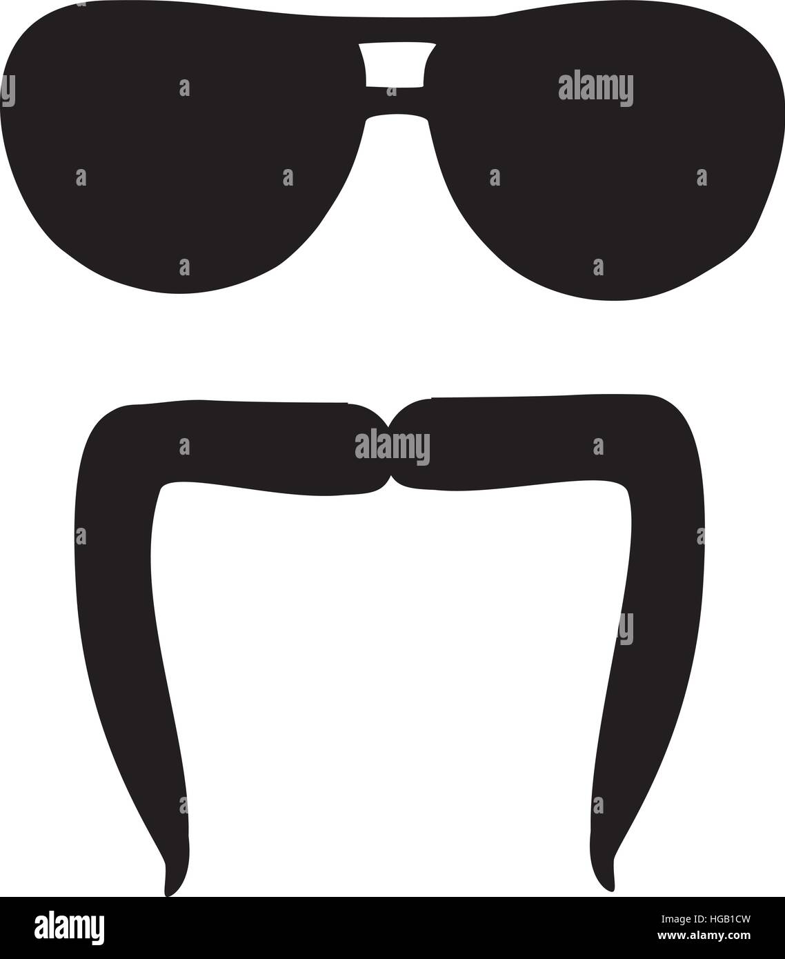 Dali mustache with sunglasses Stock Vector Image & Art - Alamy