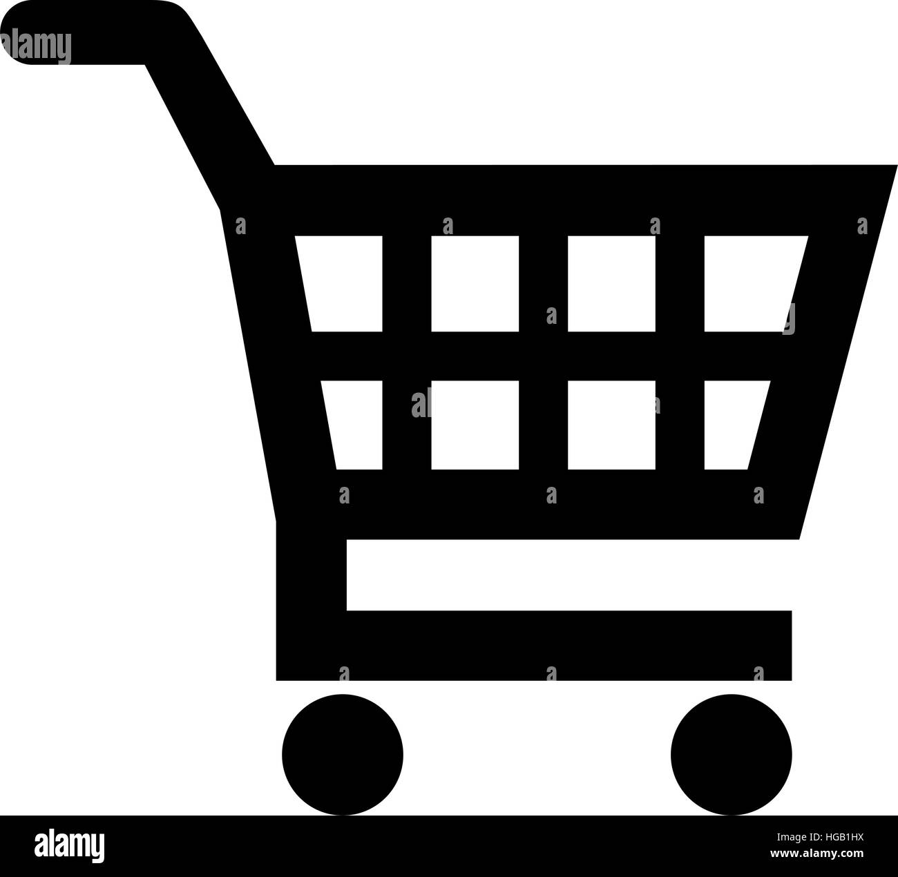 Cart symbol hi-res stock photography and images - Alamy