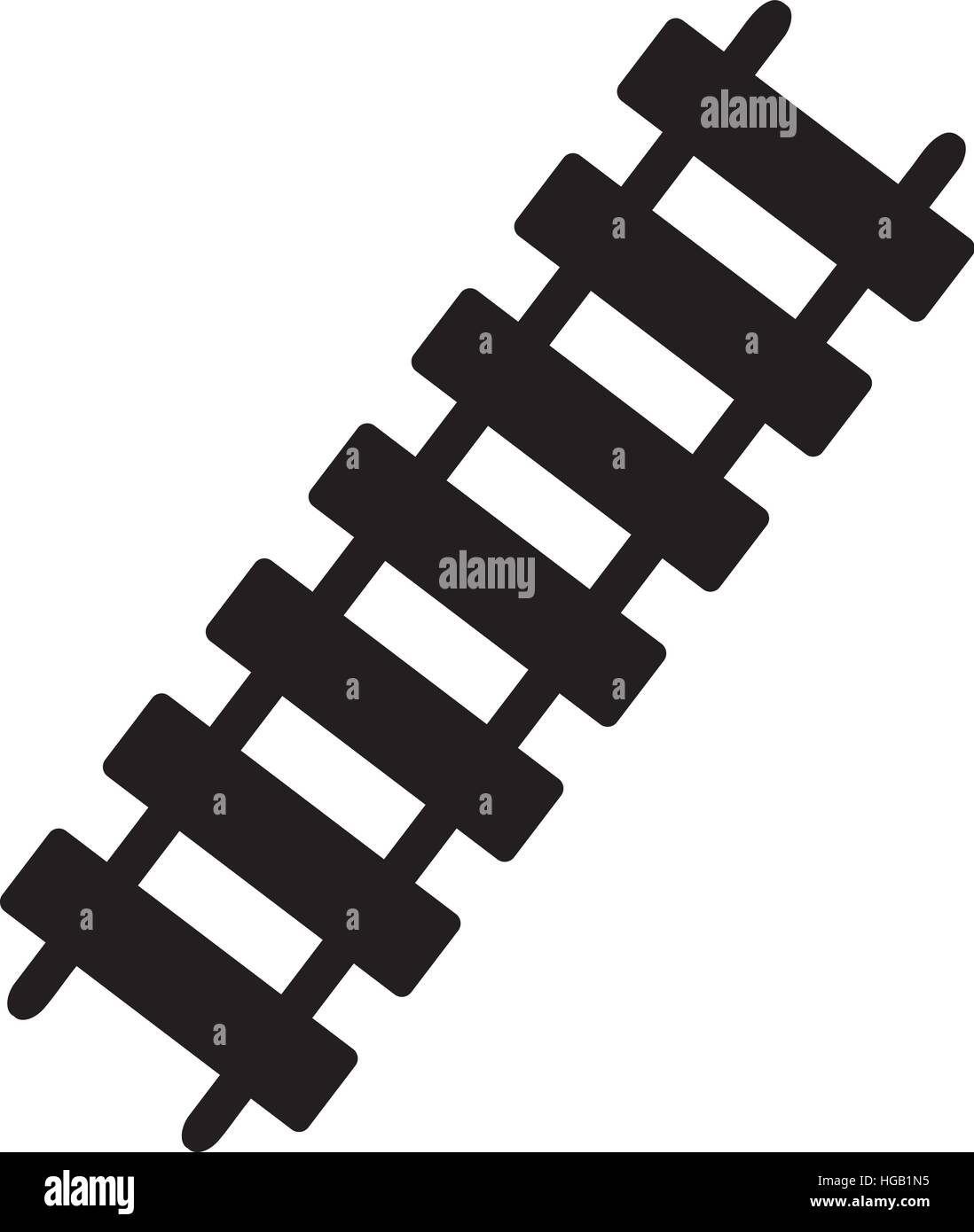 Diagonal Railway icon Stock Vector Image & Art - Alamy