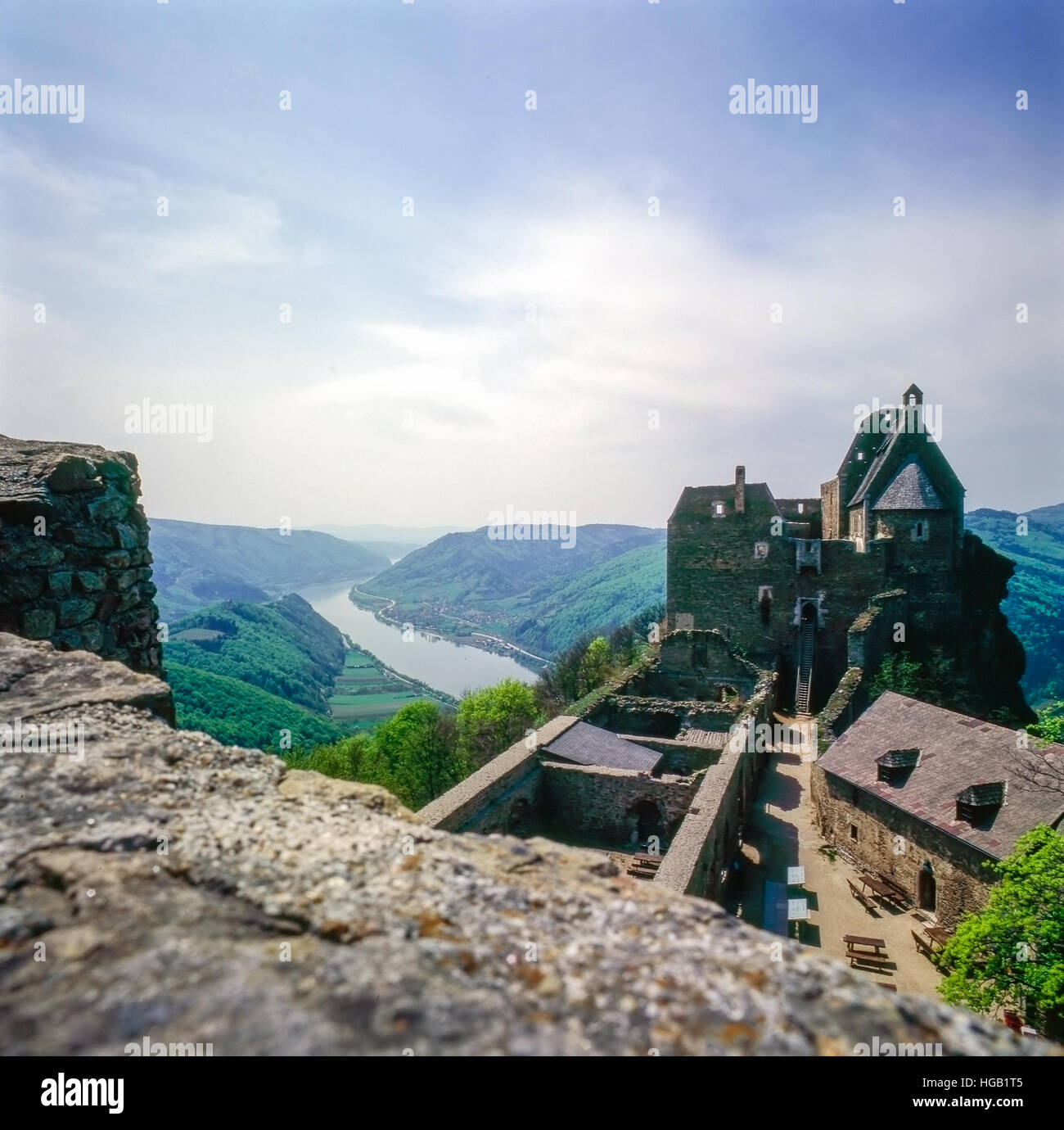 Castle Aggstein, Austria Stock Photo - Alamy