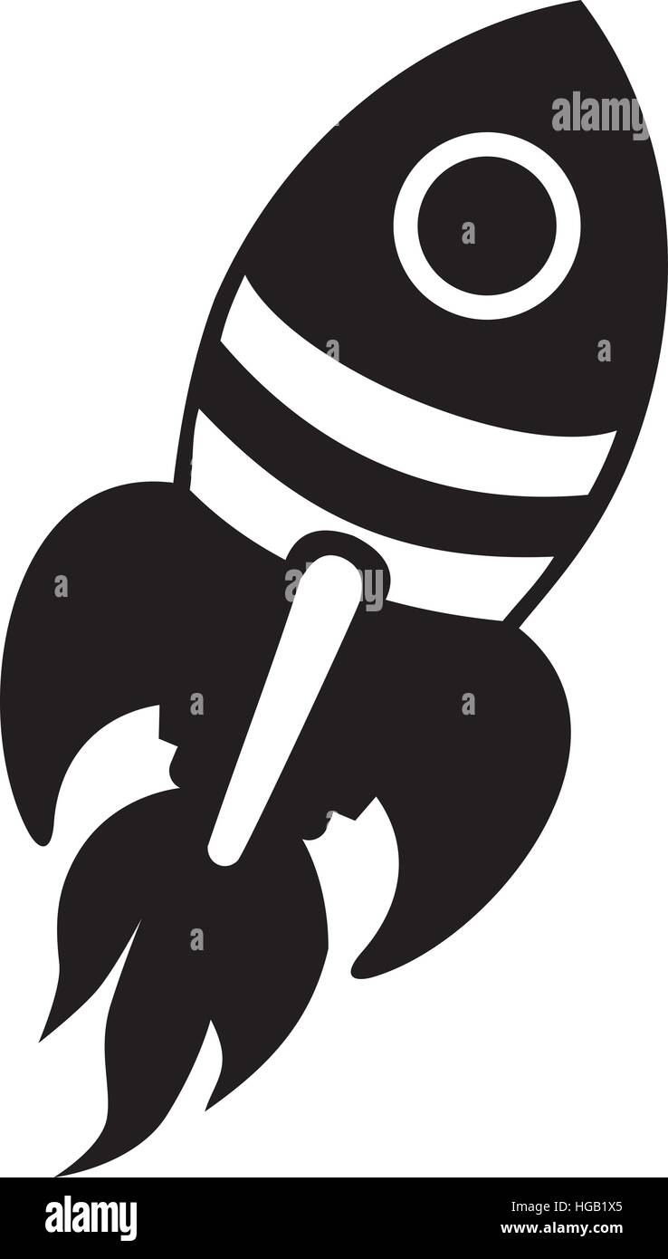 Rocket spaceship icon Stock Vector Image & Art - Alamy