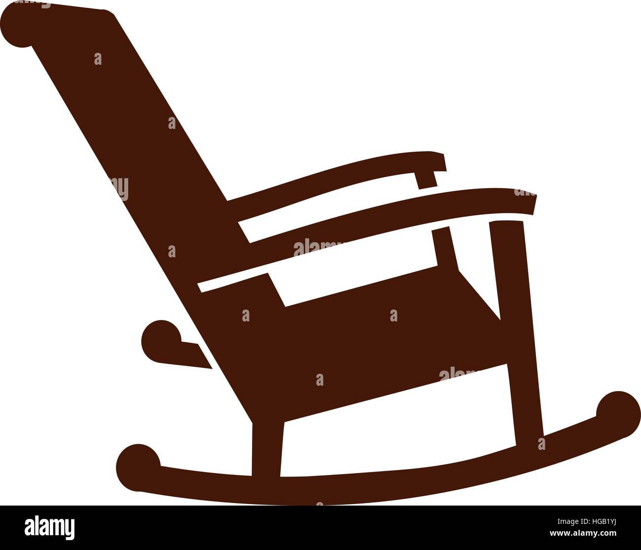 Rocking chair icon Stock Vector Image & Art - Alamy
