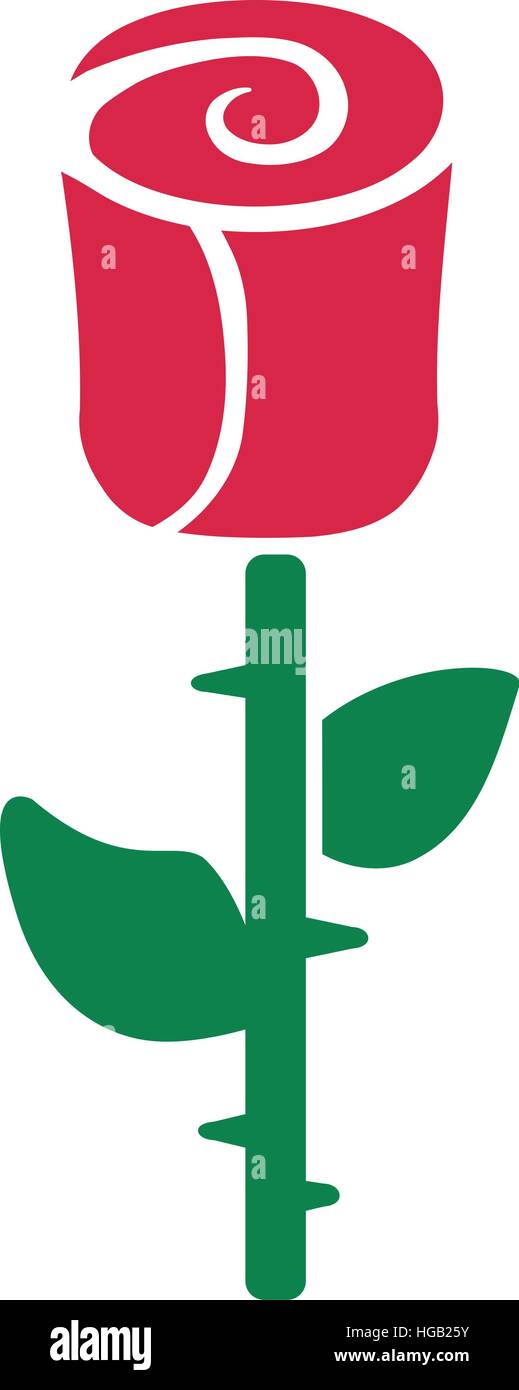 Simple rose icon Stock Vector Image & Art - Alamy