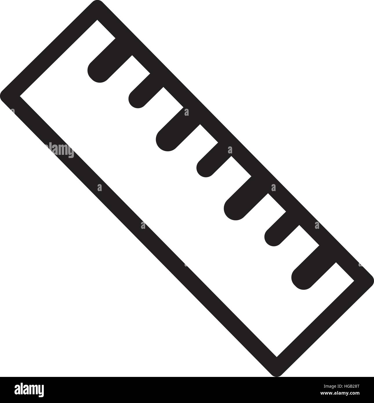 Ruler icon Stock Vector Images - Alamy