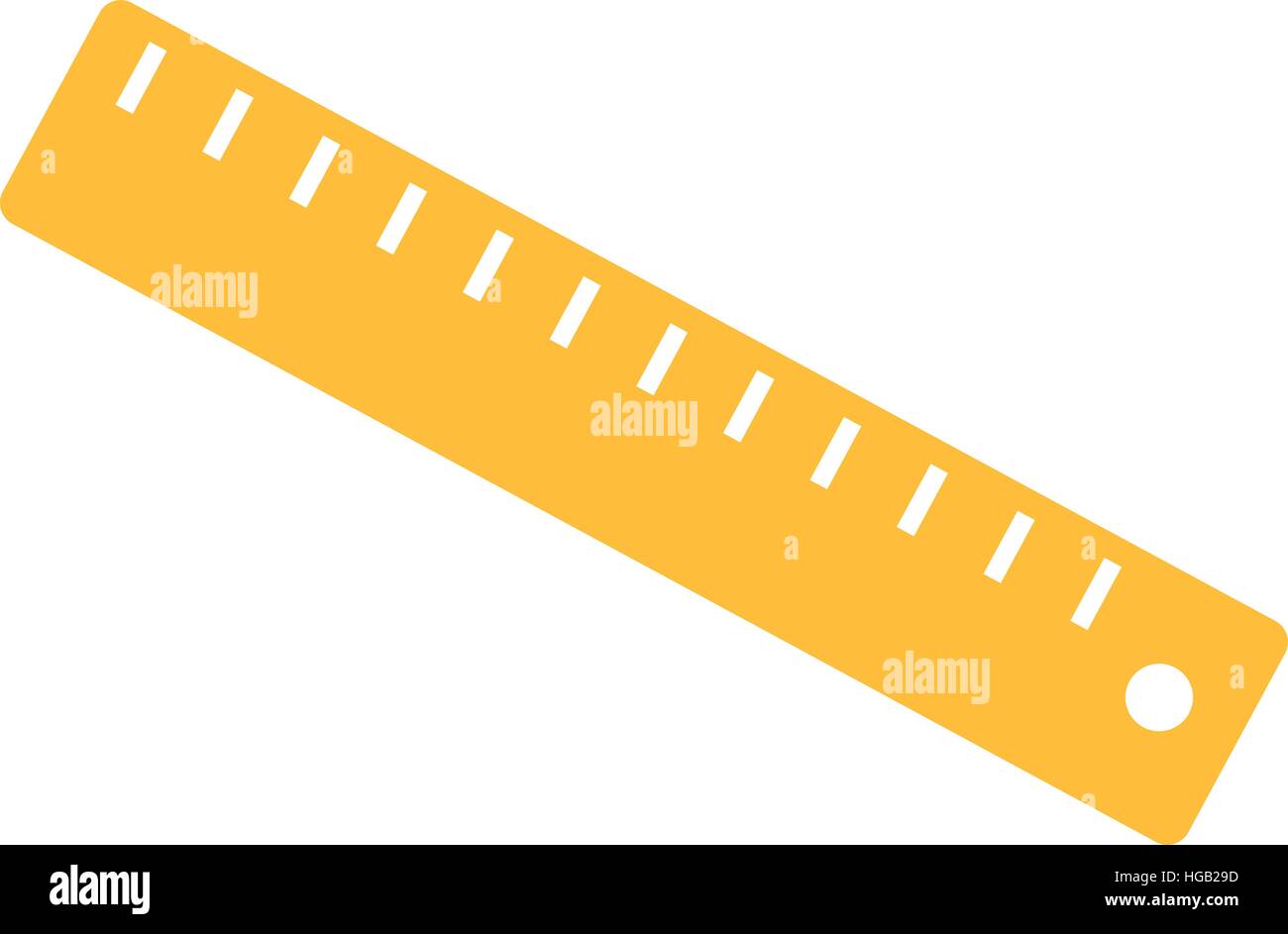 Yellow ruler Stock Vector Images - Alamy