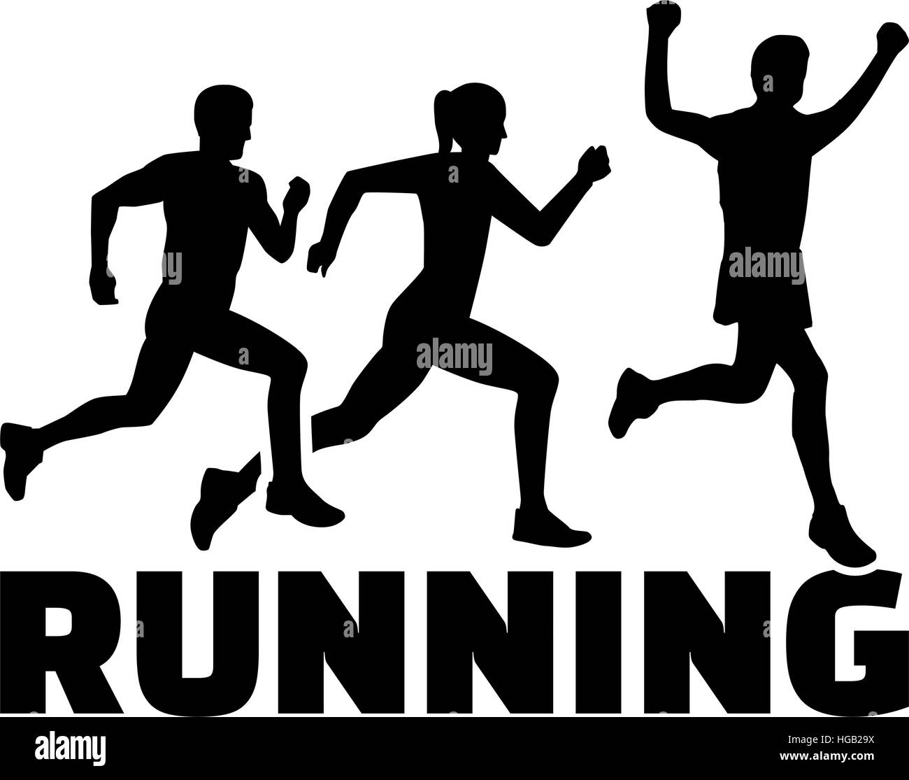 Running man pictogram Stock Vector Images - Alamy