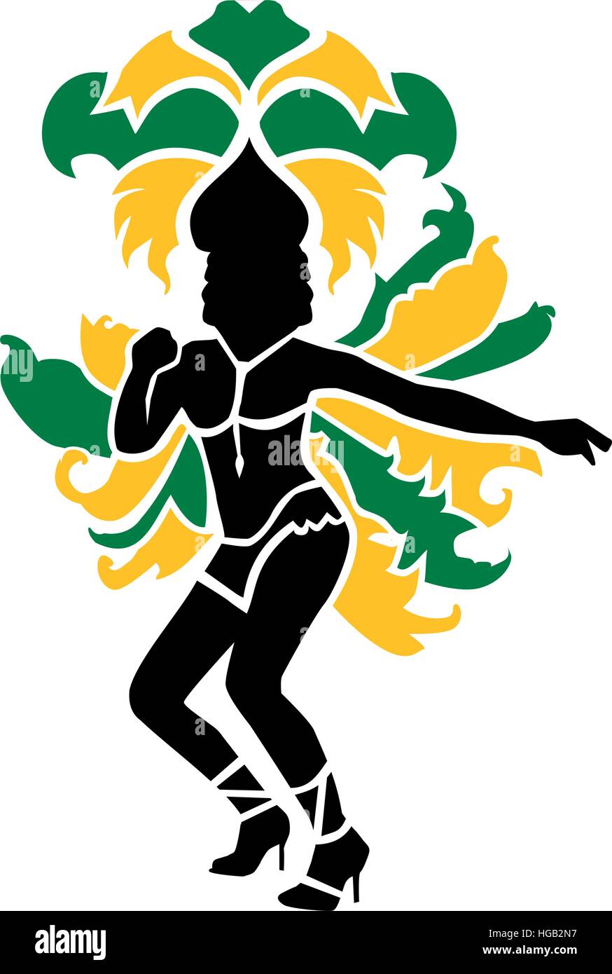 Samba performer Stock Vector Images - Alamy