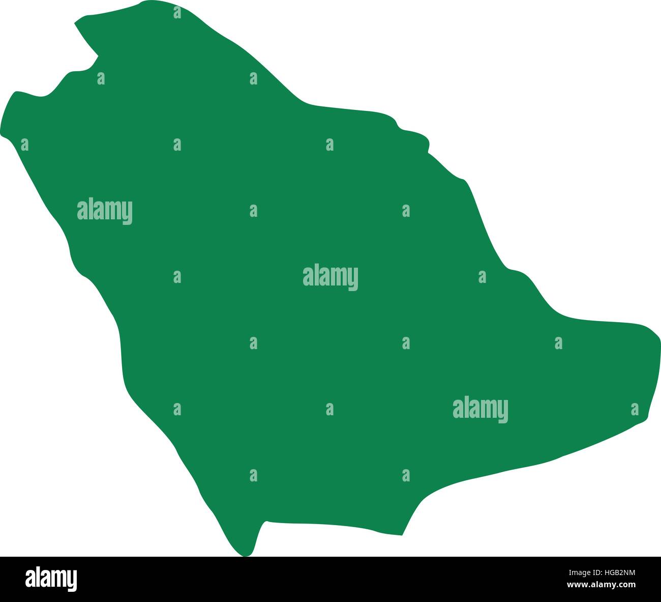 Saudi arabia map vector hi-res stock photography and images - Alamy