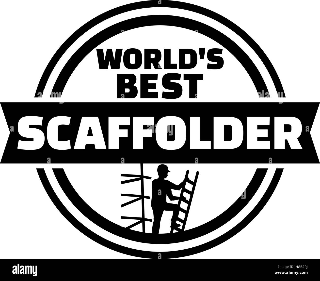 World's best scaffolder button Stock Vector Image & Art - Alamy