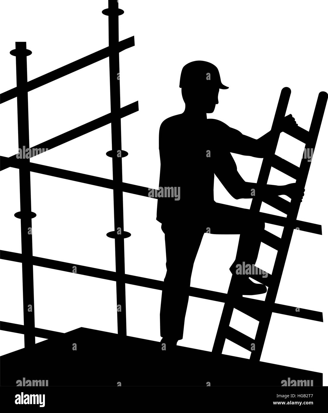 Scaffolder scaffolding scaffold Stock Vector Images - Alamy