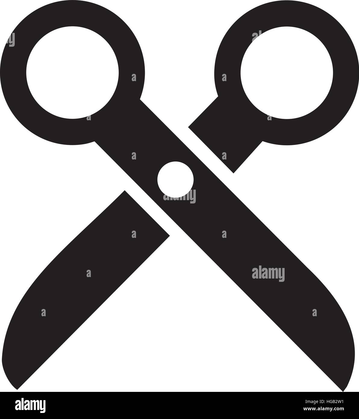 Scissor icon hi-res stock photography and images - Alamy