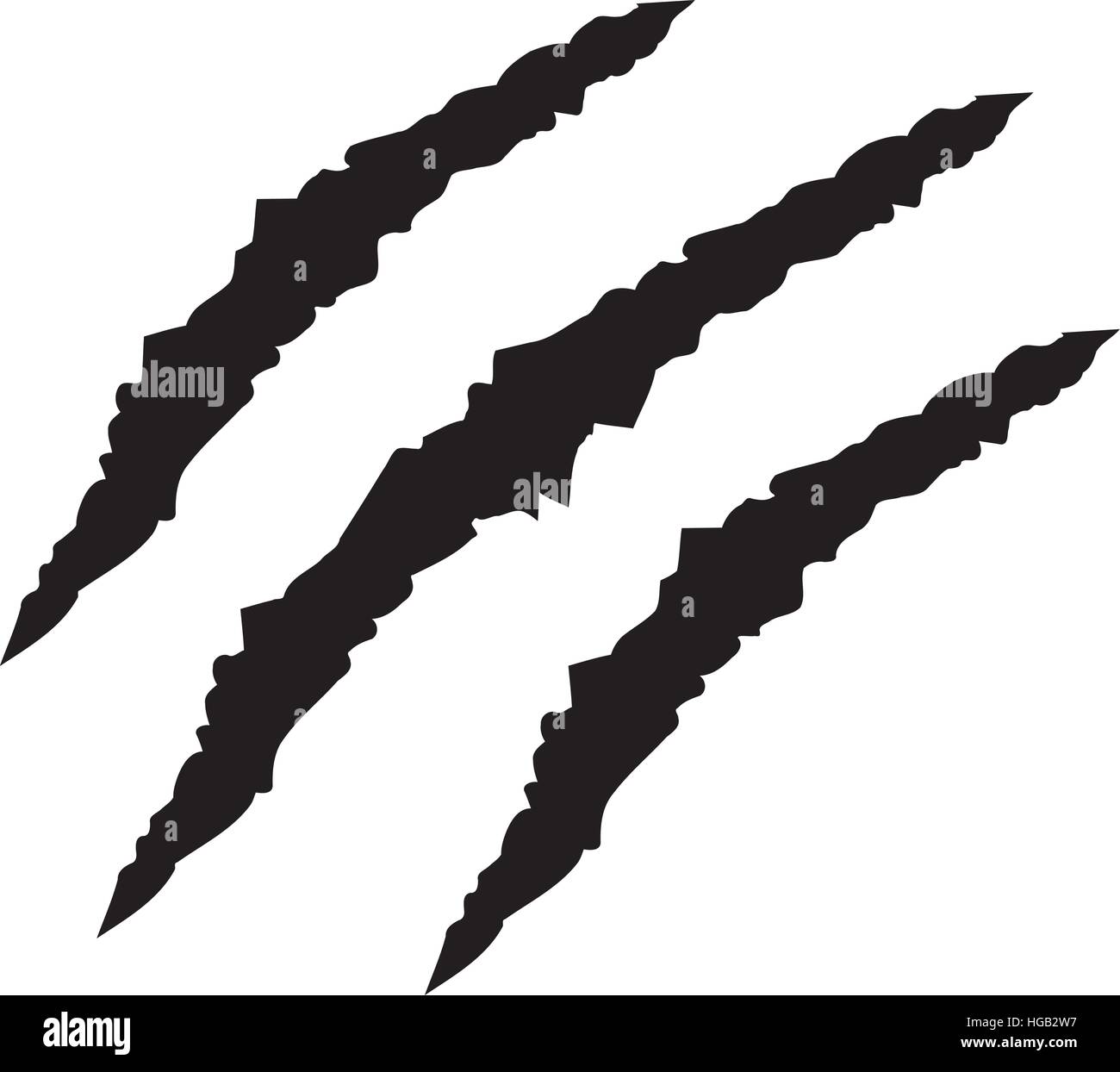 Claw scratch vector vectors Cut Out Stock Images & Pictures - Alamy