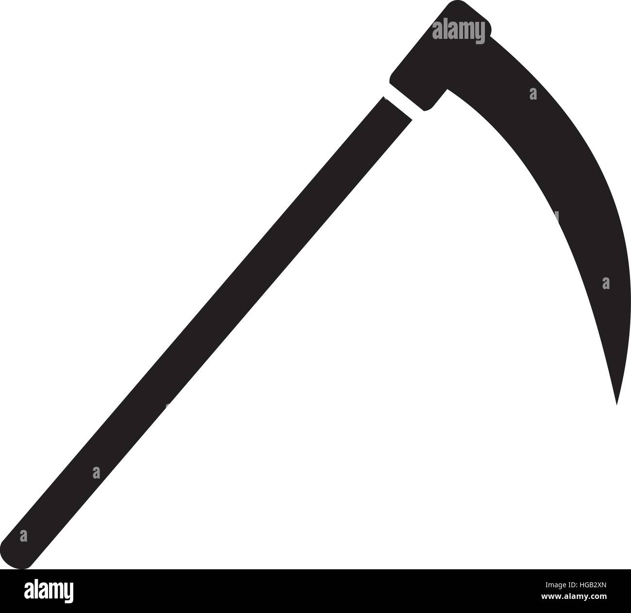 Scythe icon Stock Vector Images - Alamy