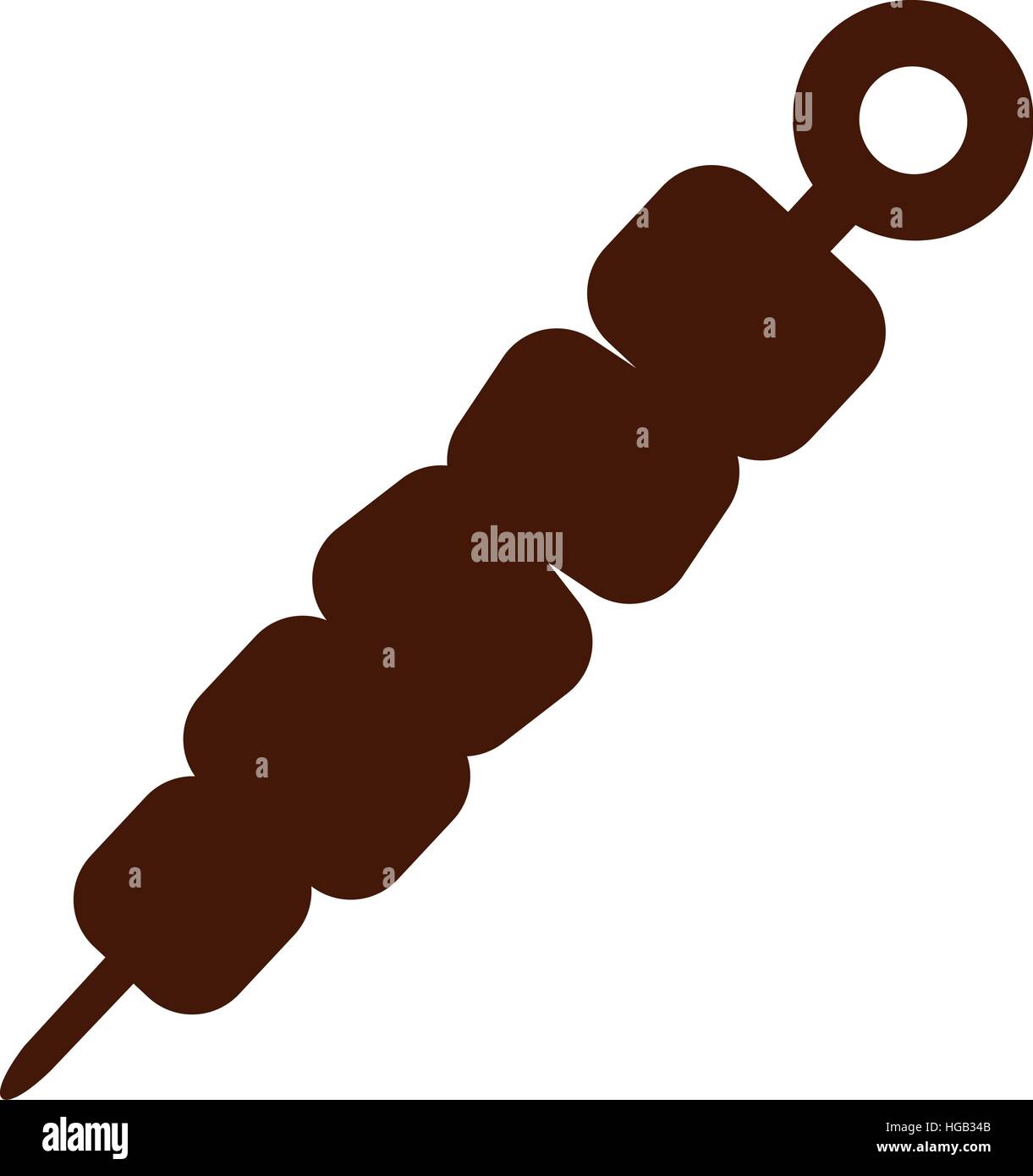 Chicken shashlik Stock Vector Images - Alamy