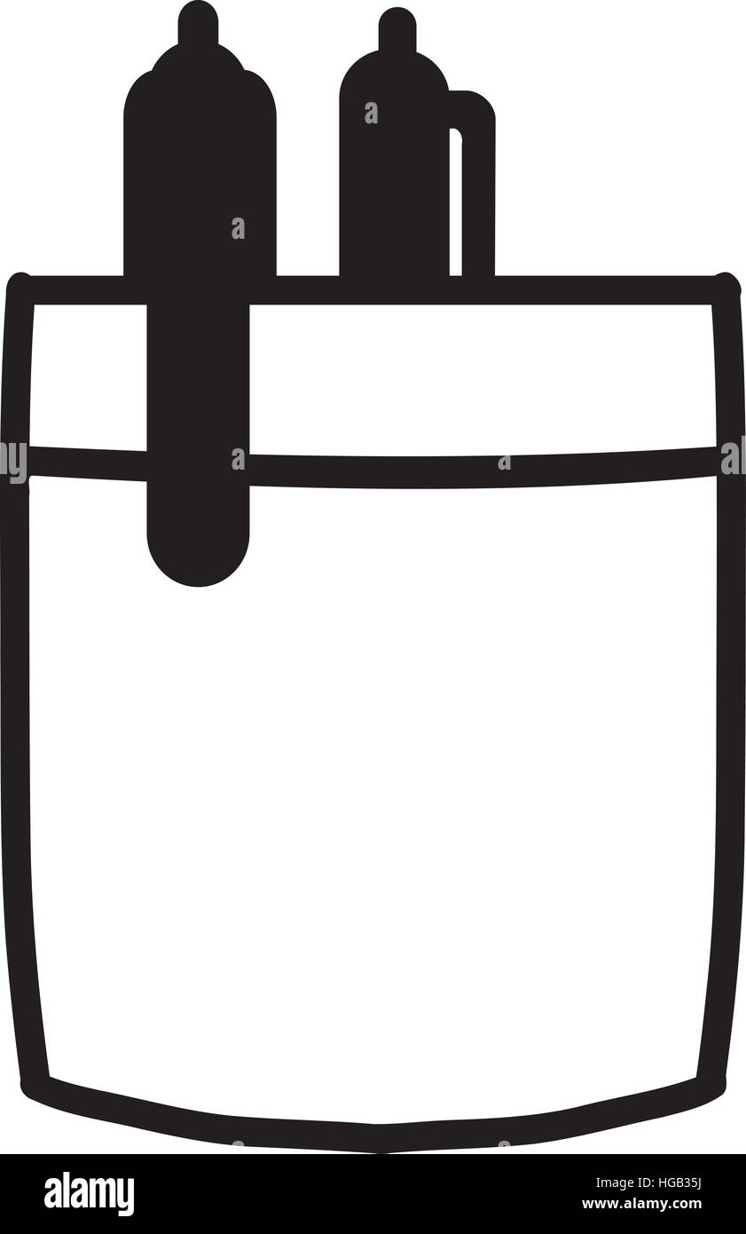 Two pens Stock Vector Images - Alamy