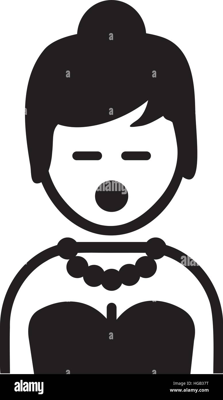 Singer opera cartoon Stock Vector Image & Art - Alamy