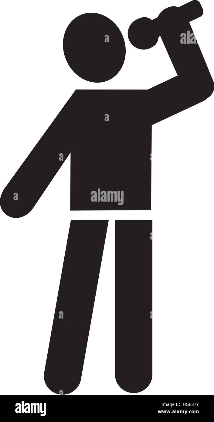 Singer sign Stock Vector Images - Alamy