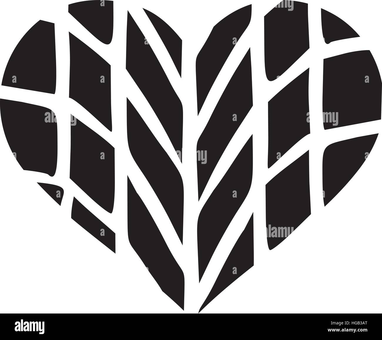 Wheel track heart Stock Vector Image & Art - Alamy