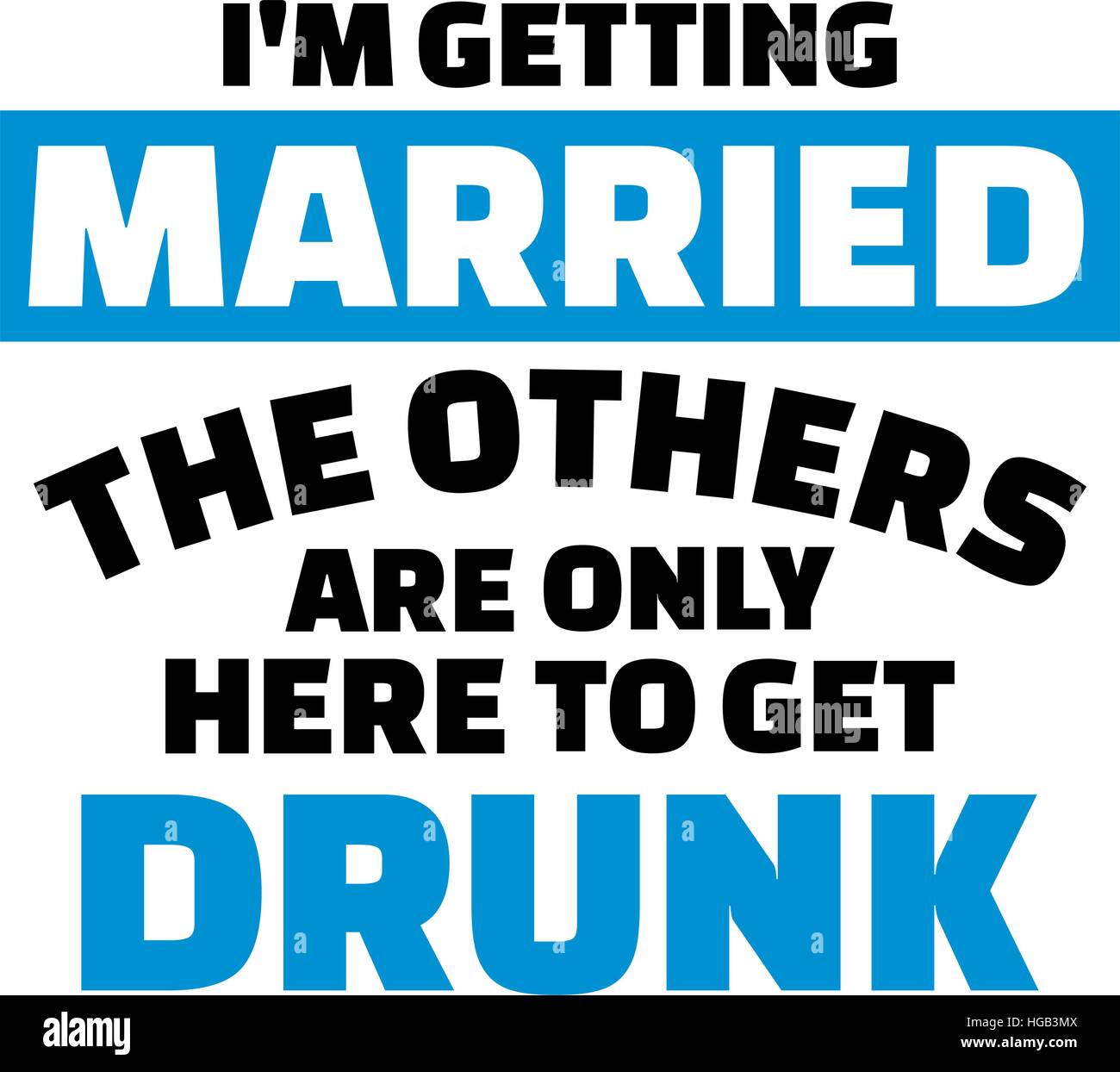 Bride drunk Stock Vector Images - Alamy