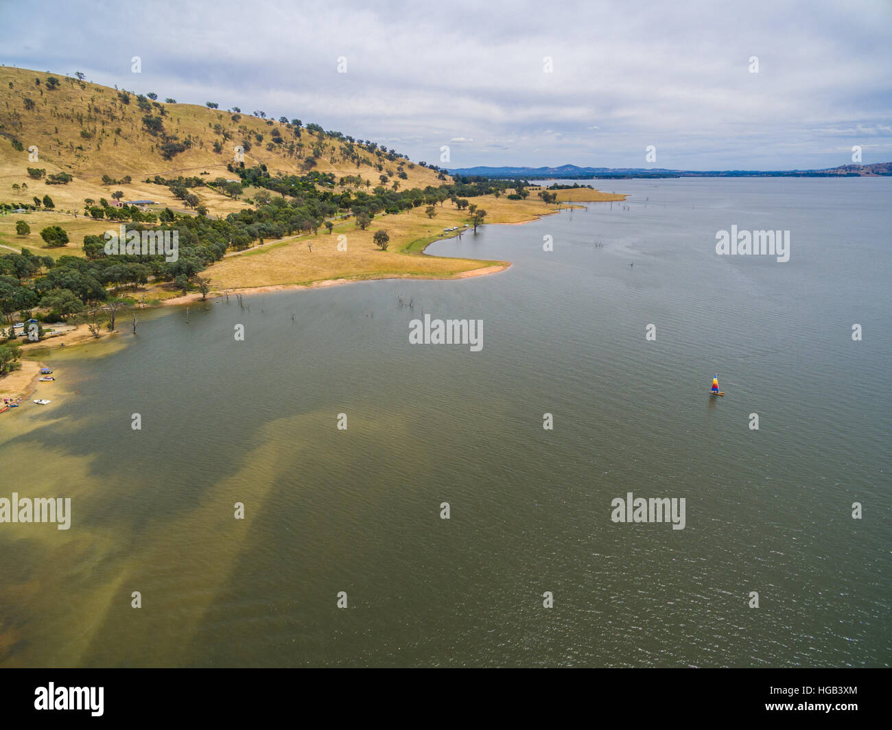 Aerial view of Lake Hume, Victoria, Australia Stock Photo - Alamy
