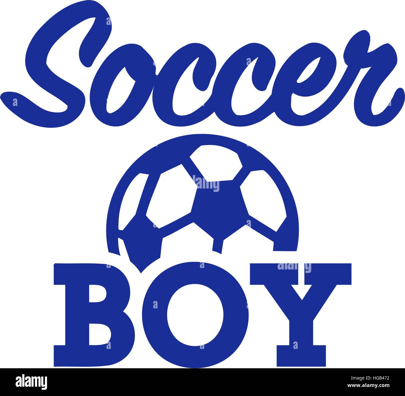 Soccer boy Stock Vector Images - Alamy