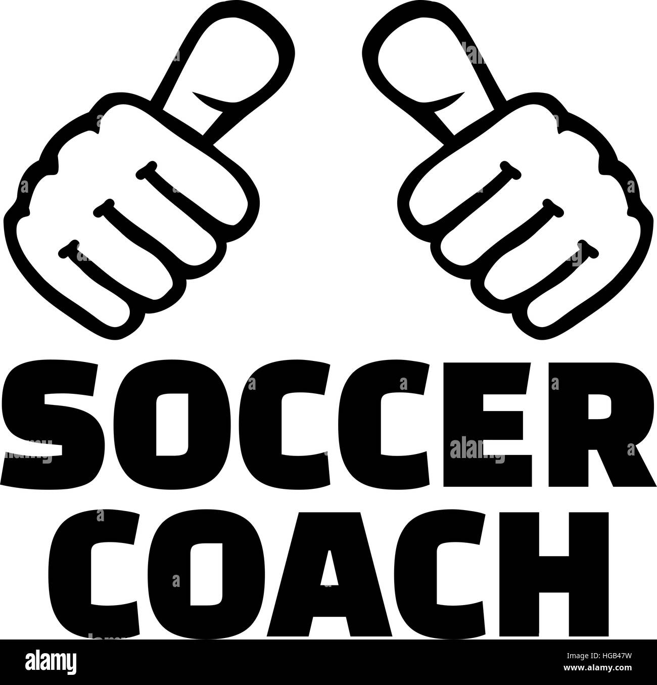 Soccer coach design hi-res stock photography and images - Alamy