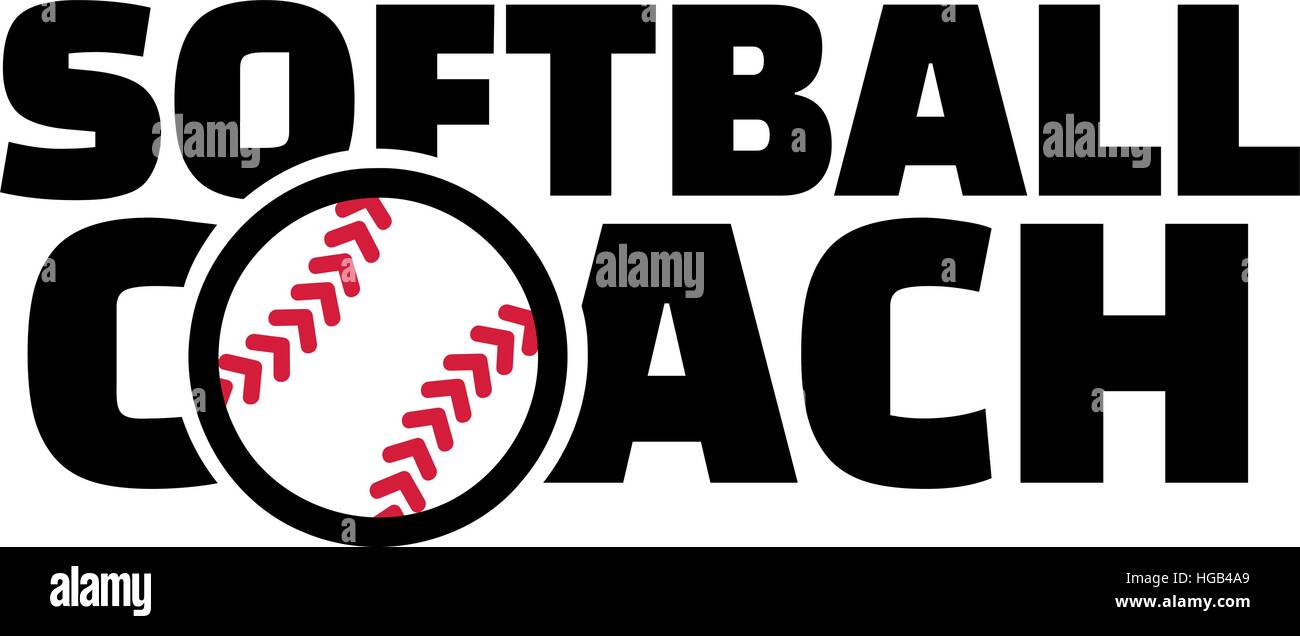 Female softball coach Stock Vector Images - Alamy