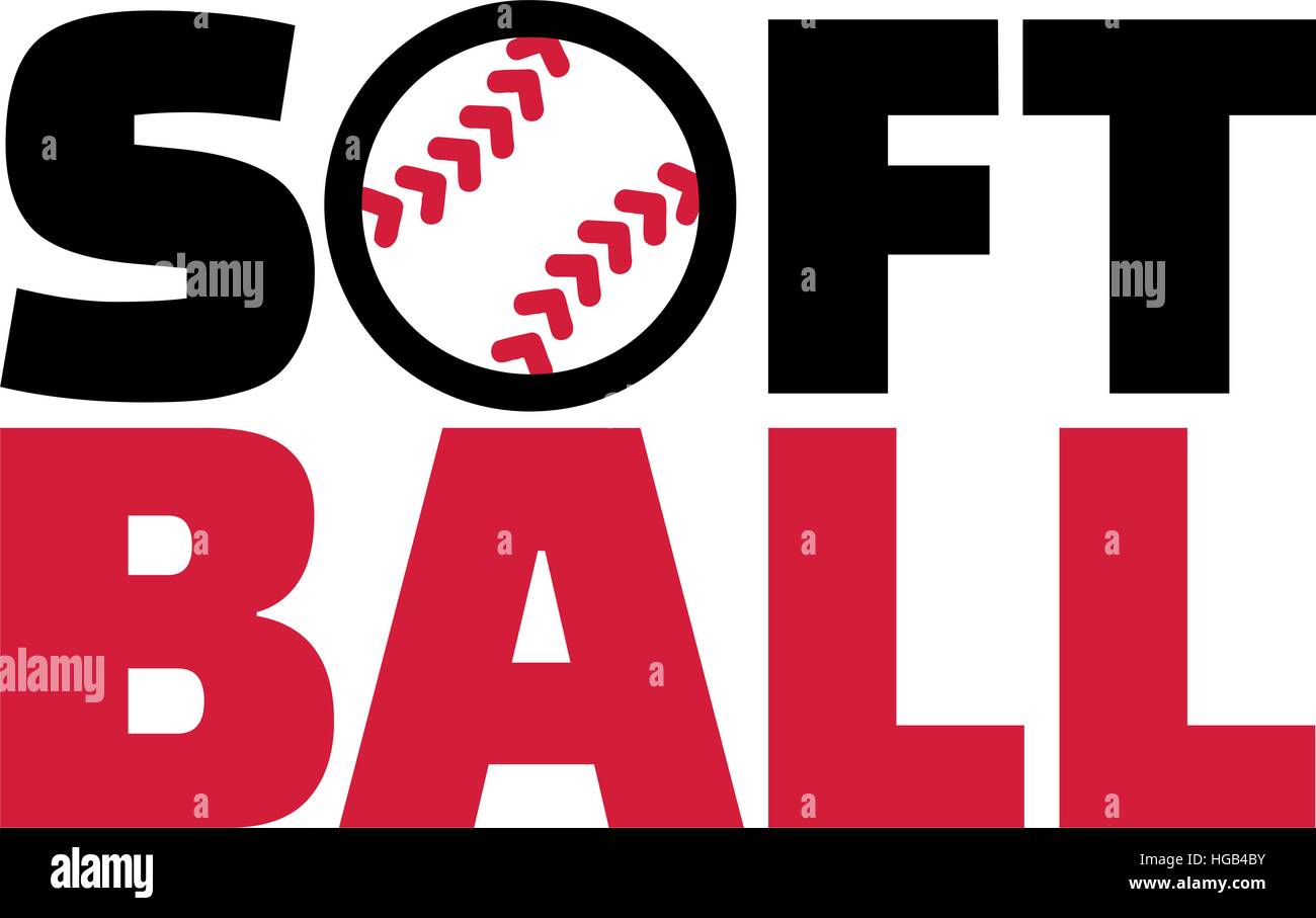 Softball word hi-res stock photography and images - Alamy