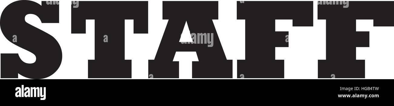 Staff word fat Stock Vector Image & Art - Alamy