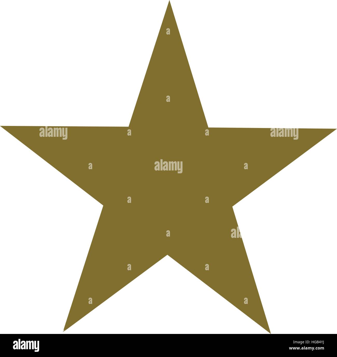 Five pointed star gold hi-res stock photography and images - Alamy
