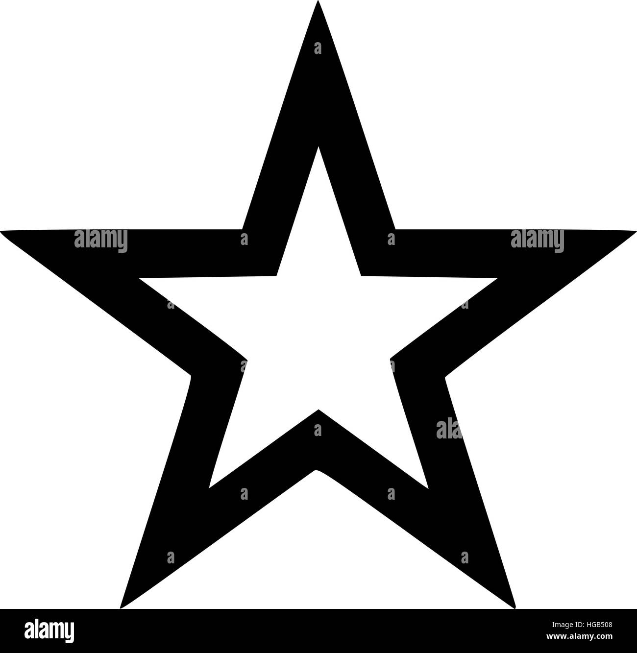 Black Star Outline
