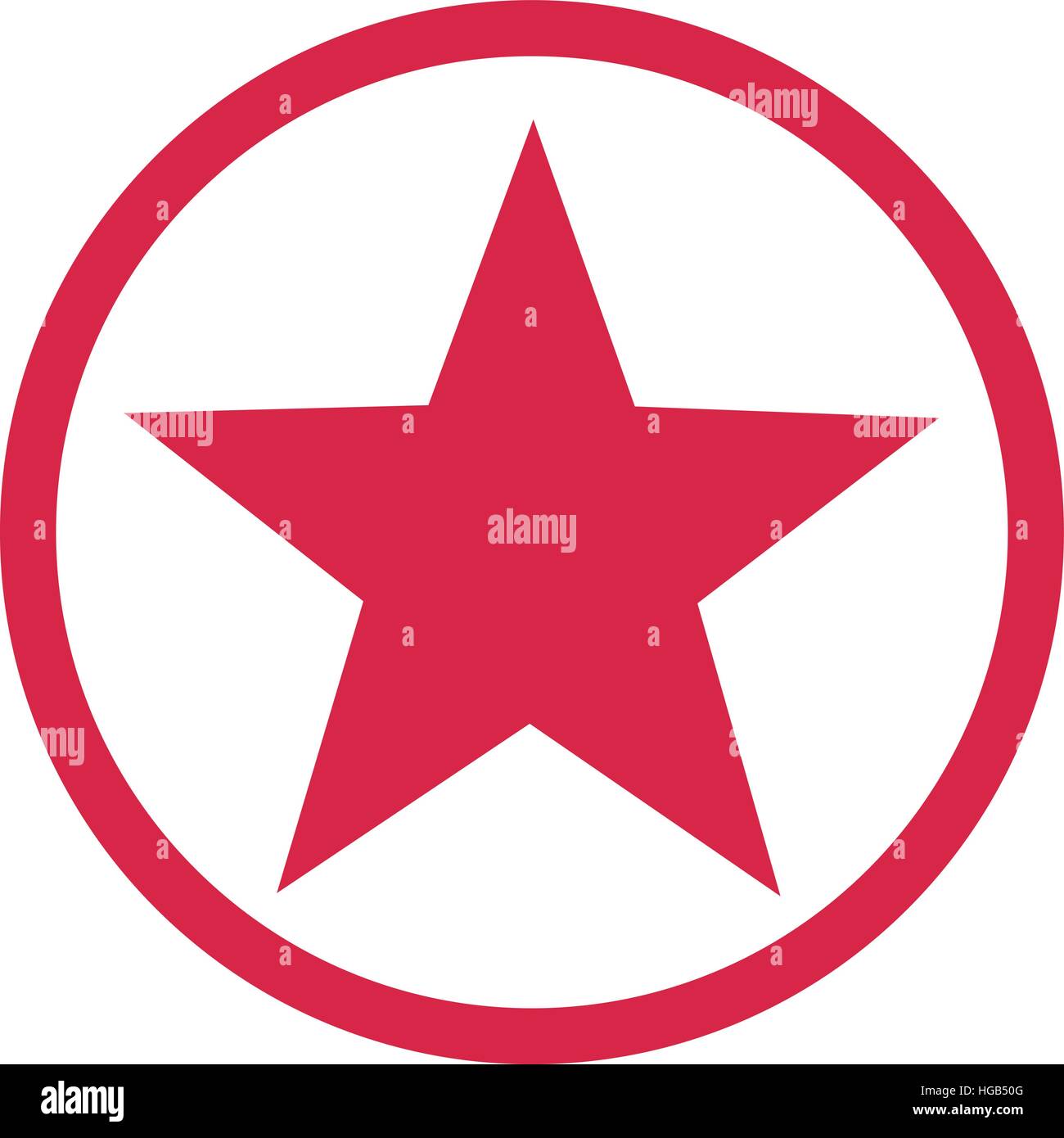 Circle with star hi-res stock photography and images - Alamy