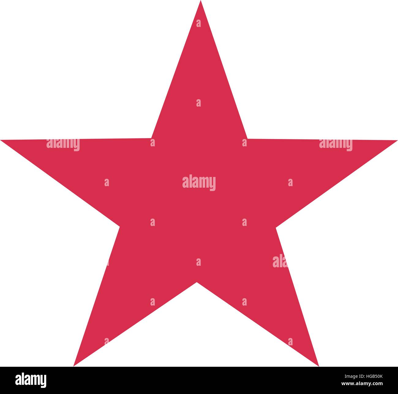 Red five-pointed star Stock Vector Image & Art - Alamy