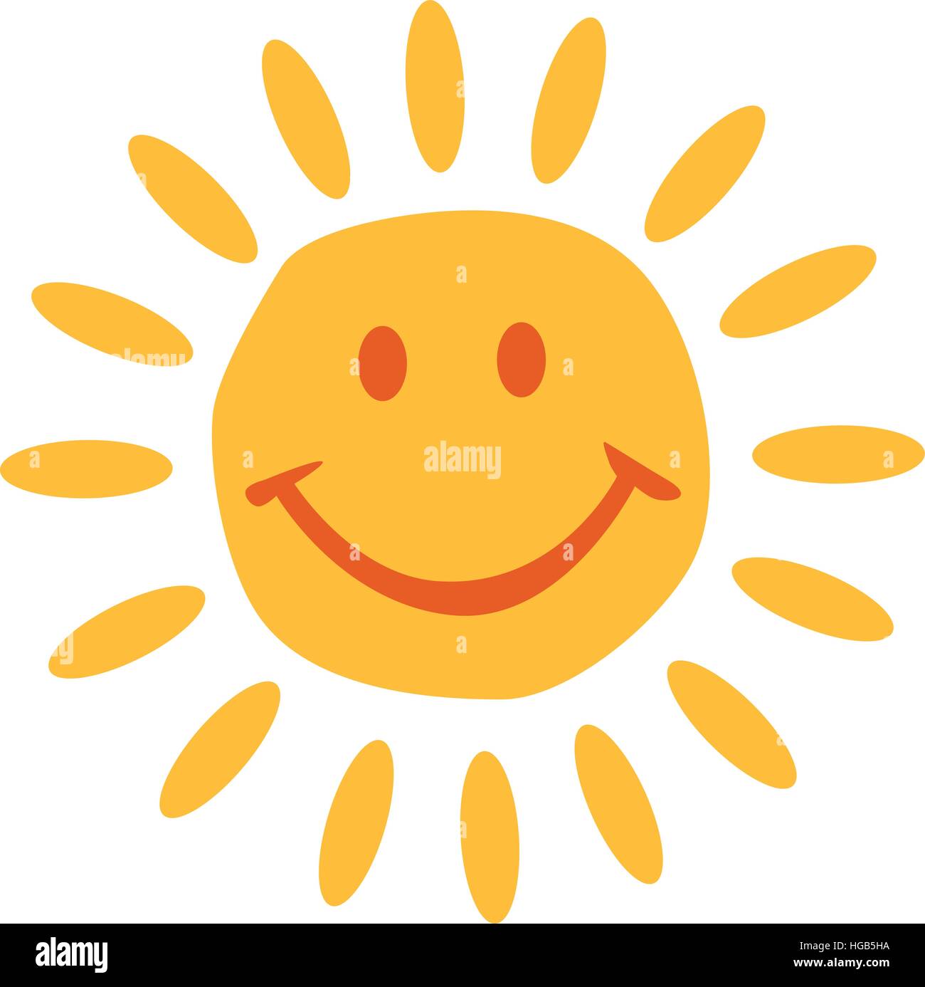 Face the sunshine Stock Vector Images - Alamy