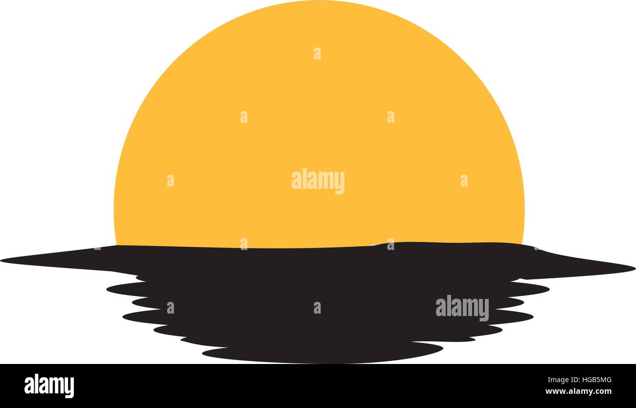 Ocean in sunlight Stock Vector Images - Alamy