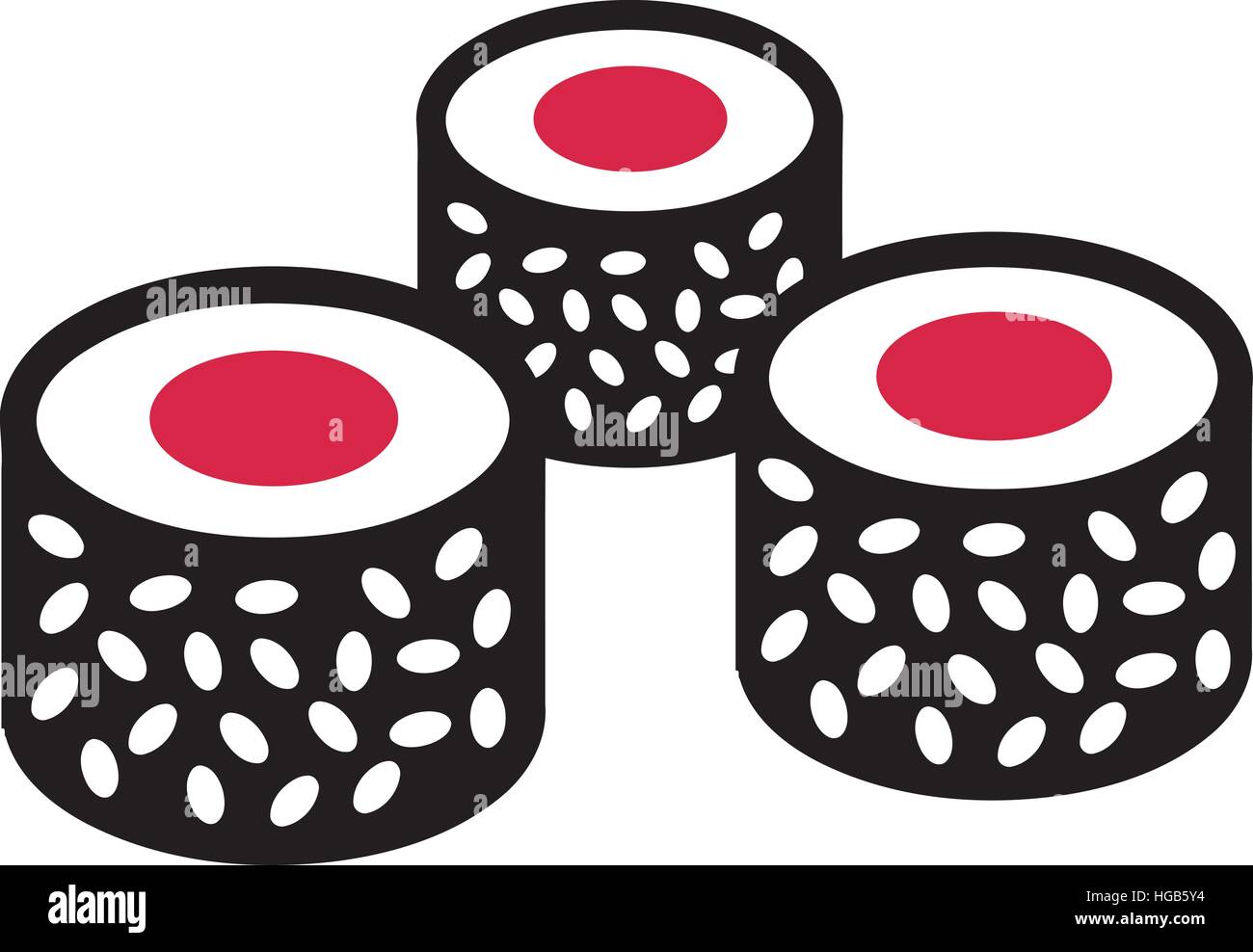 California roll Stock Vector Images - Alamy