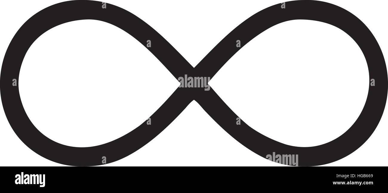 Thin infinity sign Stock Vector Image & Art - Alamy