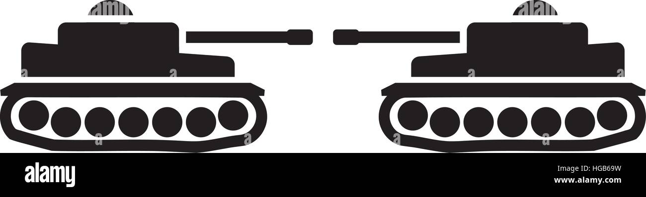 Two defensing tanks Stock Vector Image & Art - Alamy