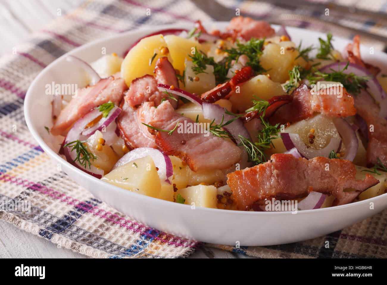 German meat salad hi-res stock photography and images - Alamy