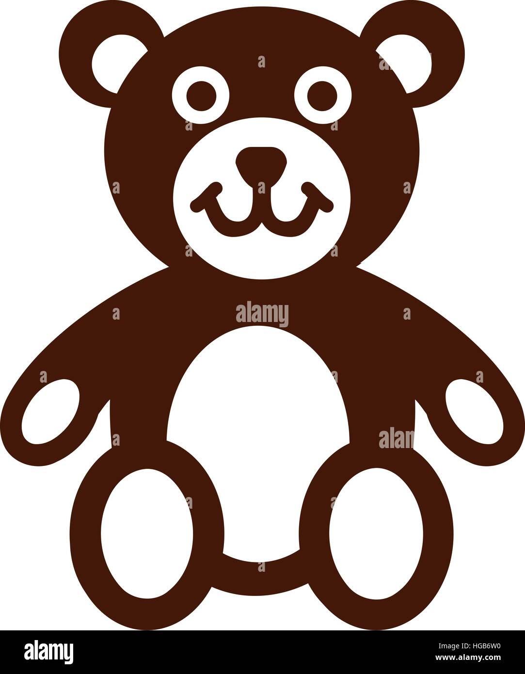 Teddy bear icon Stock Vector Image & Art - Alamy