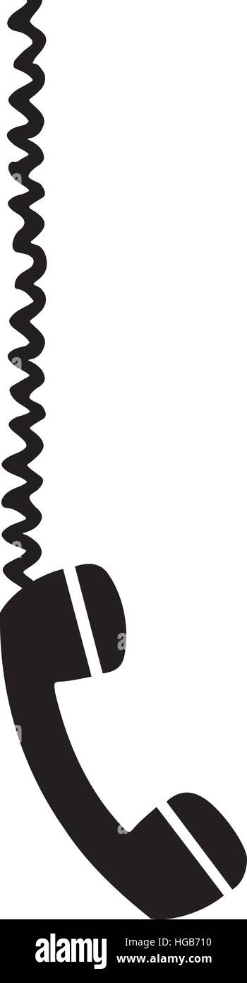 Hanging telephone receiver Stock Vector Image & Art - Alamy