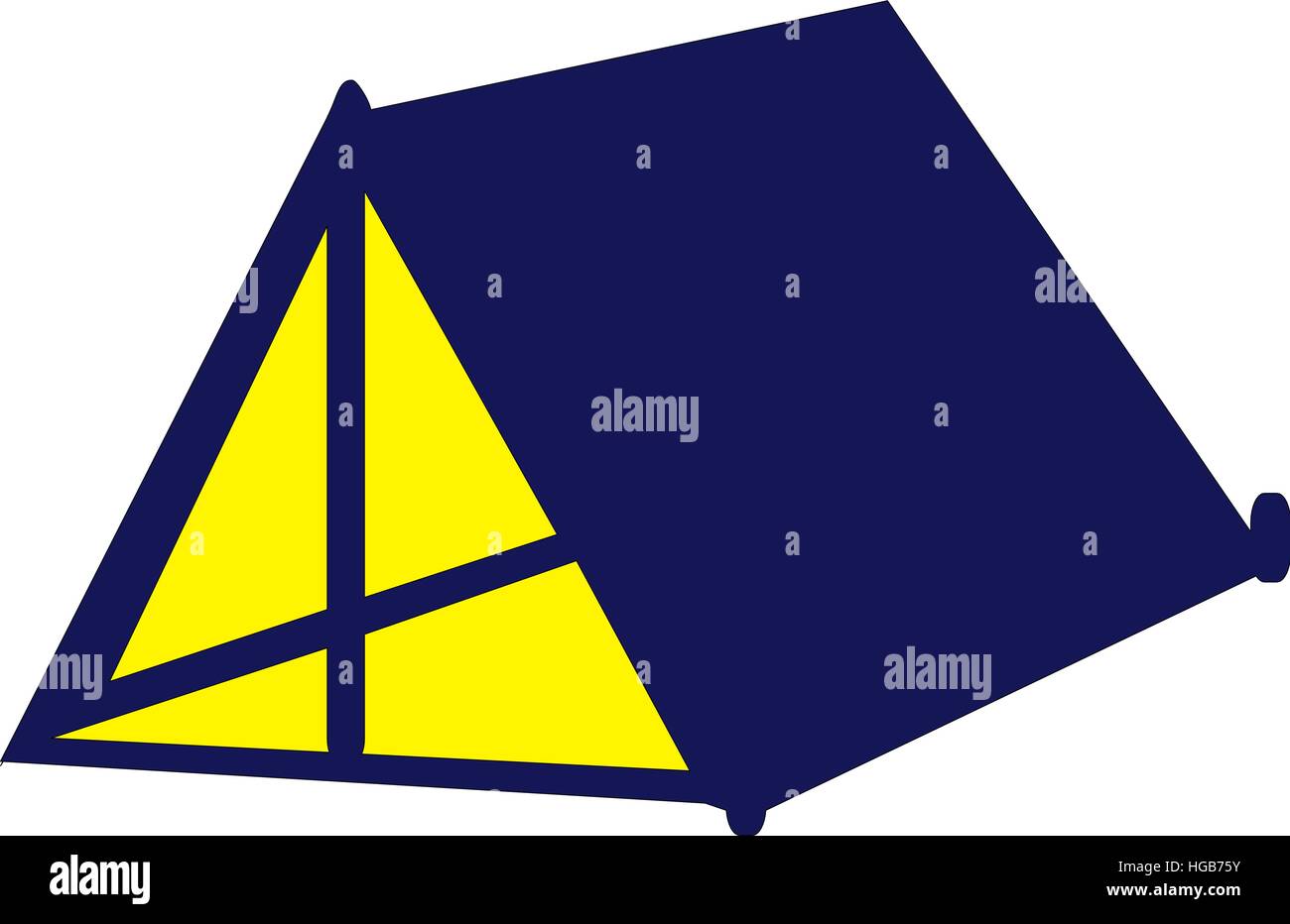 Tent with light inside Stock Vector Image & Art - Alamy