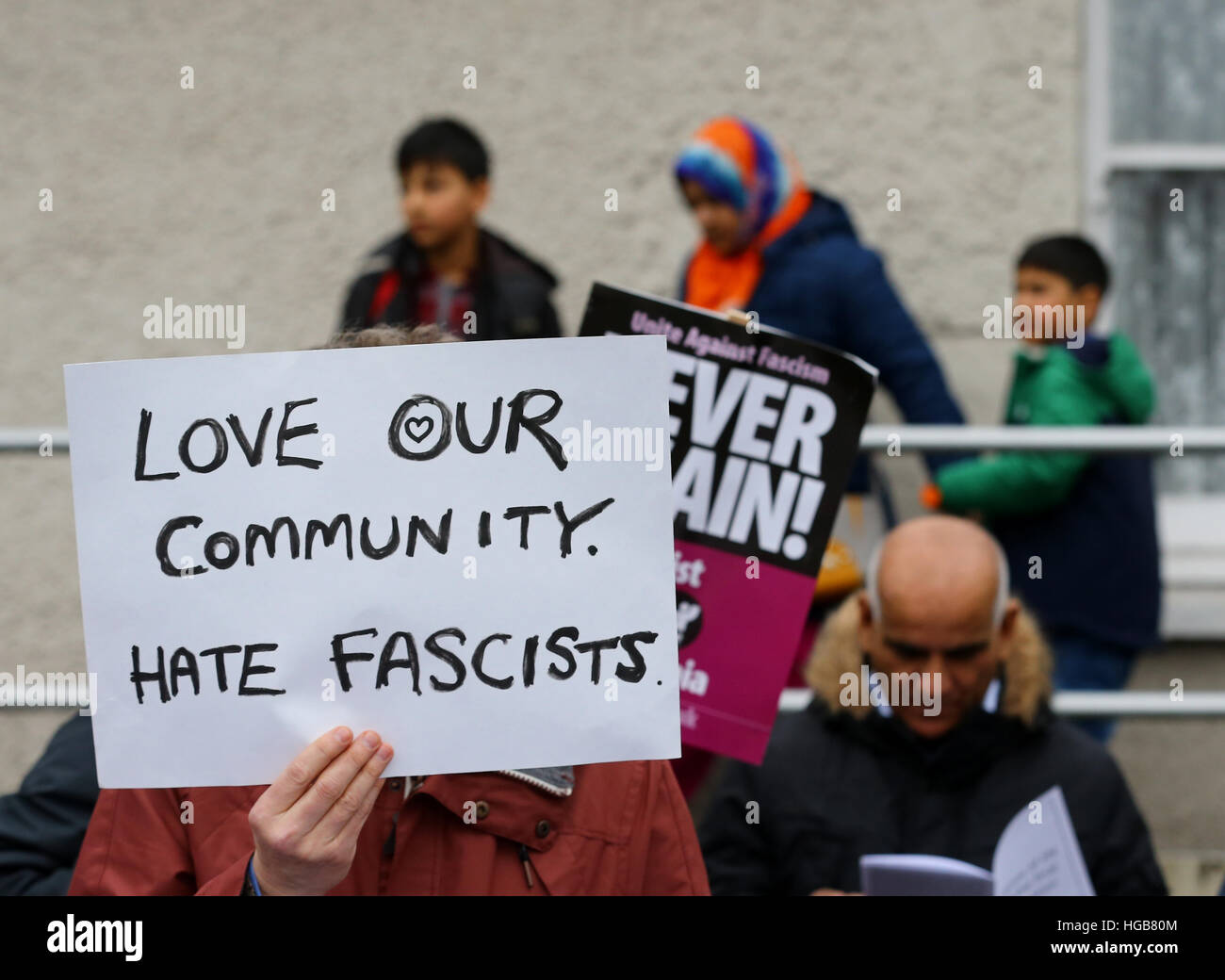 Members of the Kent Anti Racism Network join members of Maidstone ...
