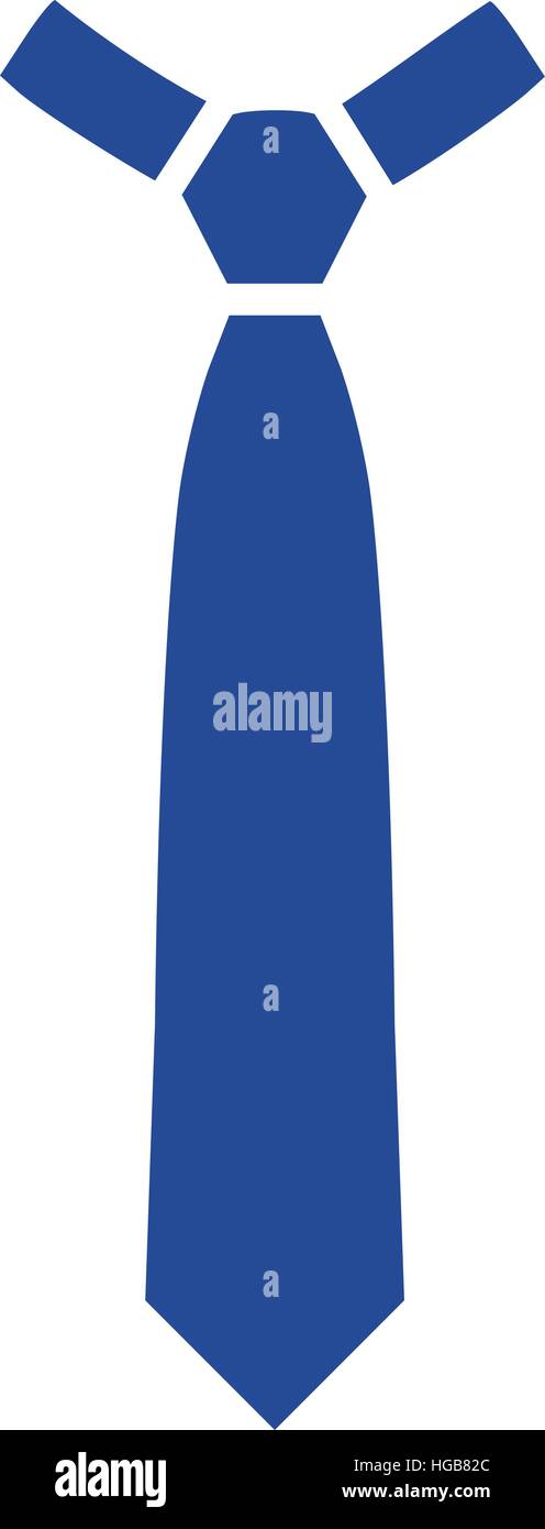 Blue tie symbol Stock Vector Image & Art - Alamy