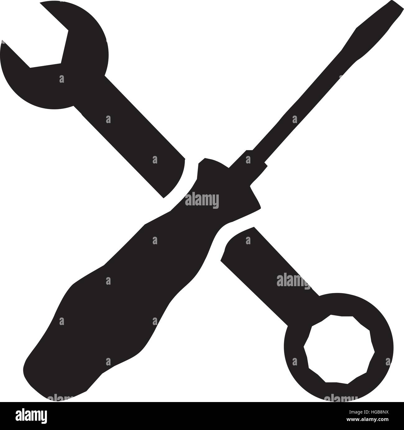 Wrench Symbol High Resolution Stock Photography and Images - Alamy