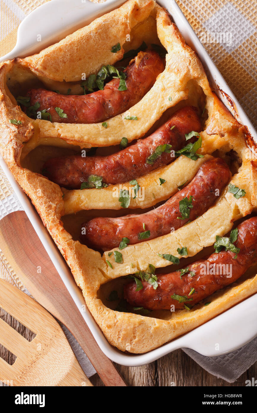 Traditional toad in the hole hi-res stock photography and images - Alamy