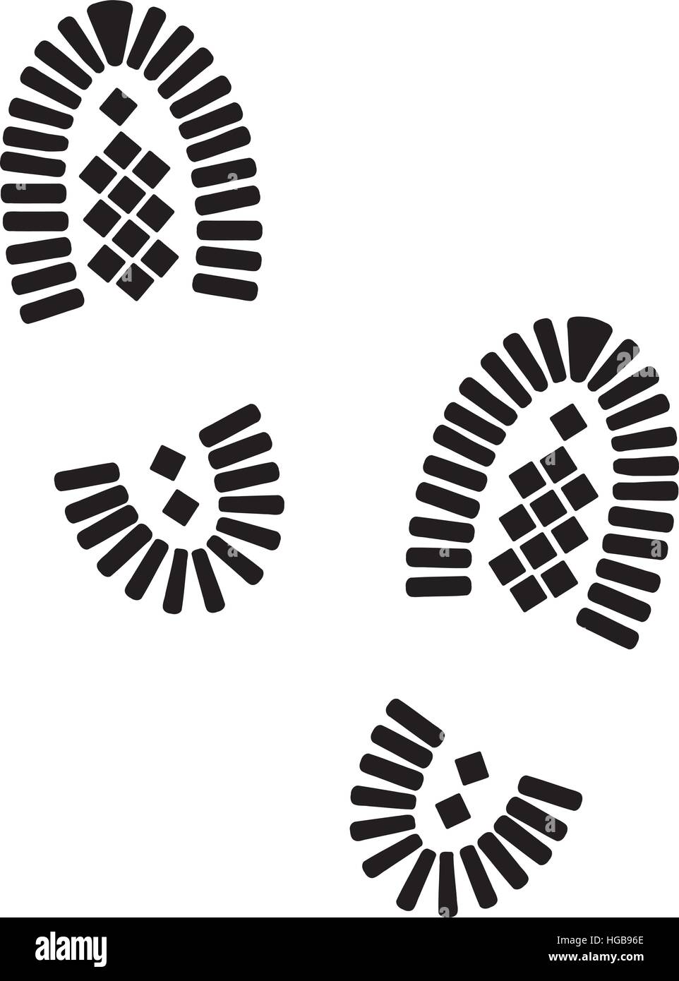 Walking Shoe Print Clip Art