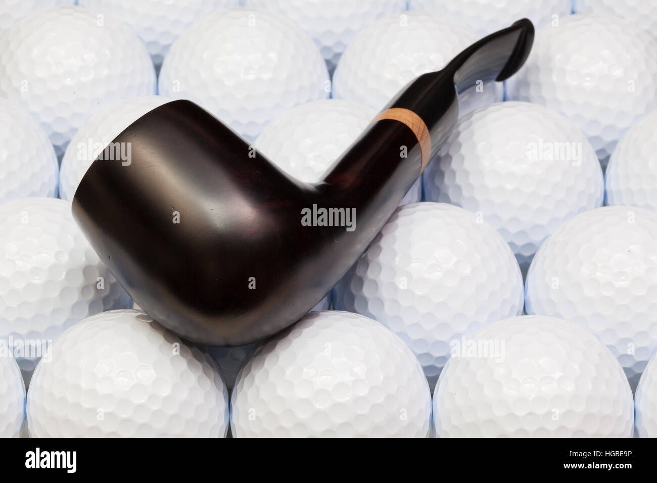 Vintage golf balls hi-res stock photography and images - Alamy